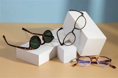 Glasses With Slightly Rounded Frame Free Photo