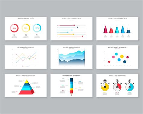 Excel Animated Editable Charts Powerpoint Template Infographic Diagrams Data Statistic 80