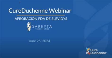 Seminario Web Cure Duchenne Explicación De La Decisión De La Fda