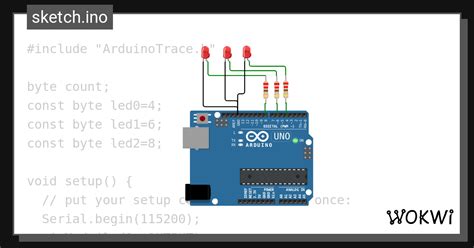 Led3 Wokwi Esp32 Stm32 Arduino Simulator