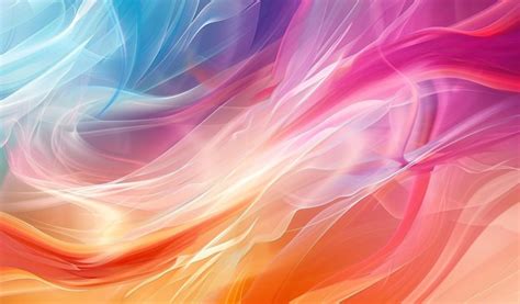 Vibrant Abstract Colorful Waves Background Premium Ai Generated Image