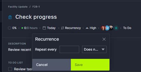 Managing Recurring Tasks In Project Management