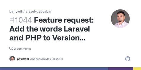 Feature Request Add The Words Laravel And PHP To Version Tooltips