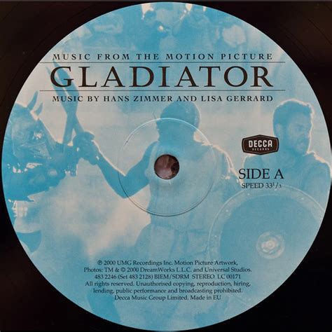 Hans Zimmer And Lisa Gerrard Gladiator Music From The Motion Picture