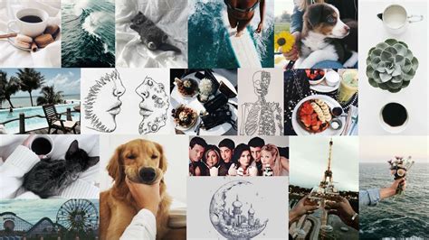 Macbook Aesthetic Collage Wallpapers Wallpaper Cave