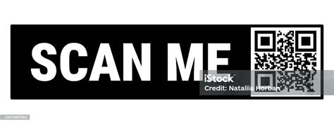 Qr 코드 스캔 블랙 블록 흰 글씨는 스캔을 조언합니다 휴대폰용 사각형 코드는 데이터를 읽습니다 장치를 네트워크에 연결하기 위한 기호입니다 건강 모니터링에 대한 스톡 벡터