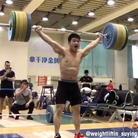 Shi Zhiyong 171kg Snatch 203kg Clean And Squat Jerk All Things Gym