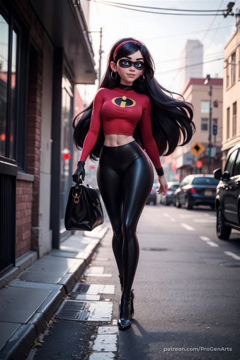 Violet Parr By Progenarts On Deviantart