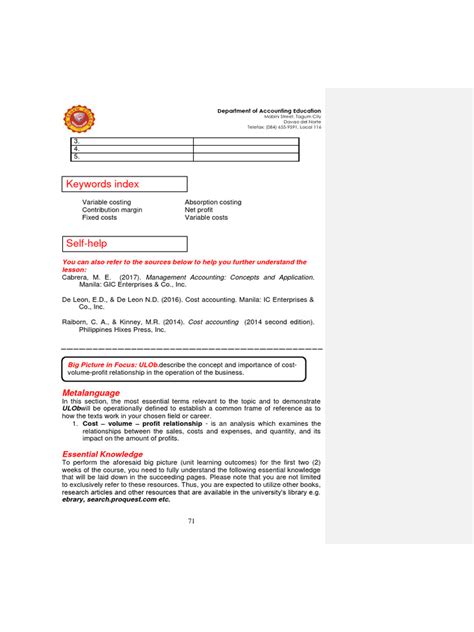 Sim Cvp Analysis And Profit Planning 0 Pdf Business Economics Marketing