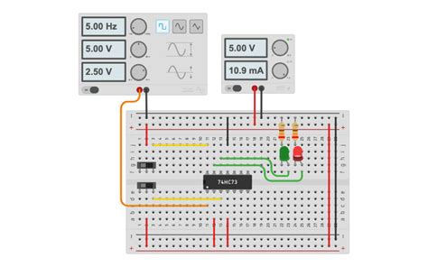 Circuit Design Jk Filp Flop Using Ic Tinkercad