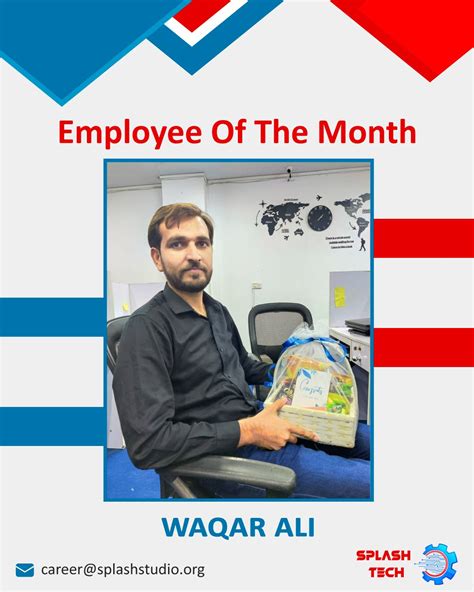 Splash Tech On Linkedin Employeeofthemonth Goodjob Splashtech Goodperformance
