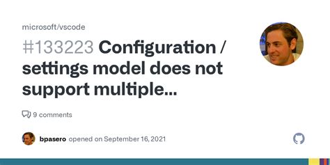 Configuration Settings Model Does Not Support Multiple Registrations With Different `default