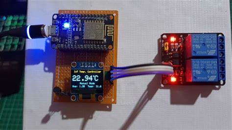 Iot Temperature Control System With Esp8266 And Blynk