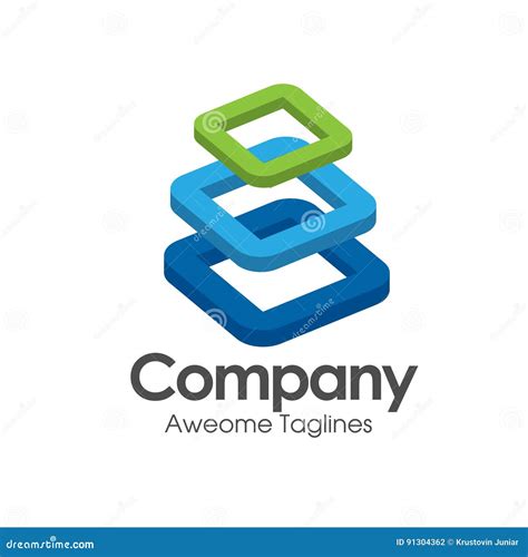 Building Blocks Logo Stock Vector Illustration Of Background 91304362