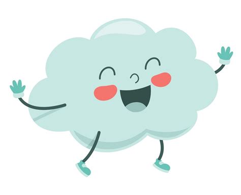 かわいい雲のイラスト