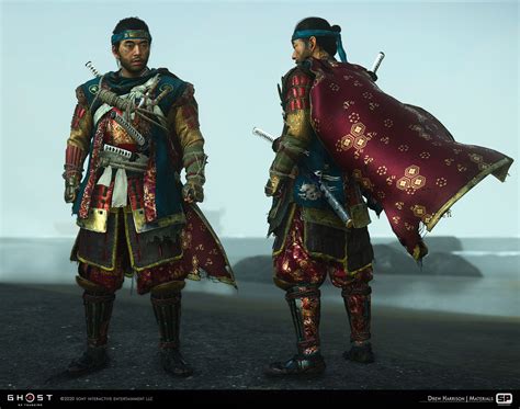 Artstation Ghost Of Tsushima Ghost Armor Set Drew Harrison Ghost