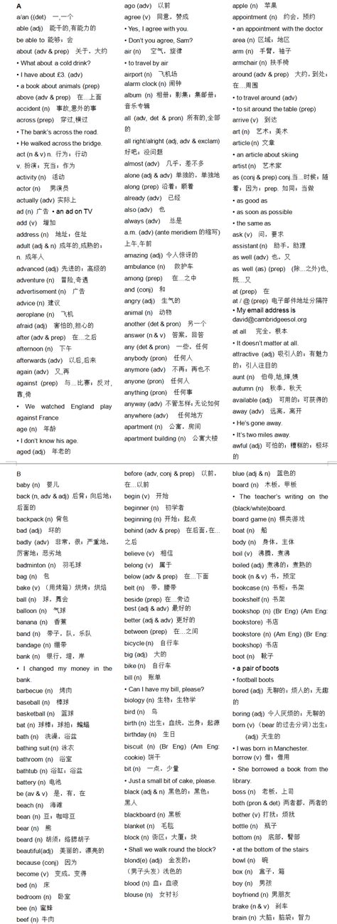 ket词汇表 k awl词汇表 第15页 大山谷图库