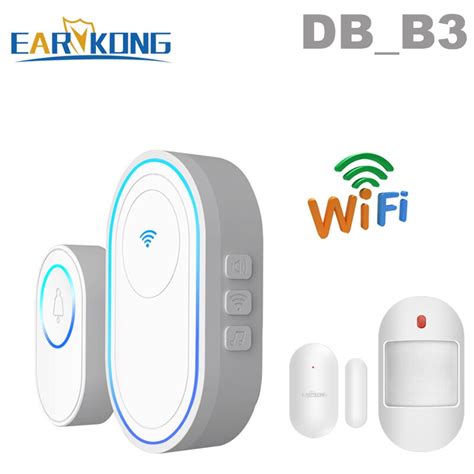 Wireless Doorbell Wifi Alarm System Intelligent Wi Vicedeal