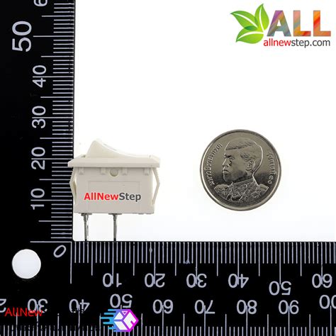 สวิตช์เปิดปิดไฟ 220v 6a ขนาด 15x21mm 2 ขาสีขาว Arduinoall ขาย Arduino ซื้อ Arduino อุปกรณ์