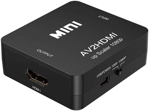 Видео конвертор Av2hdmi Адаптер переходник с Rca на Hdmi купить с доставкой по выгодным ценам