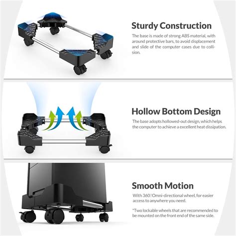 ORICO Mobile CPU Stand Adjustable Computer Tower Nepal Ubuy