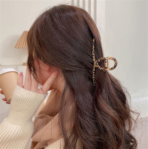 기타생활잡화 호피 무늬 꼬임 레이스 리본 집게핀 숱많은 긴 올림 머리 헤어핀 왕 머리띠 투명 묶음 헤어 오늘의집 쇼핑