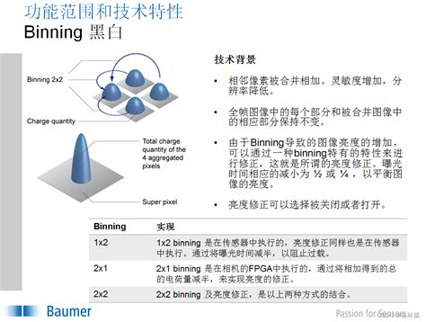 Baumer工业相机堡盟相机如何使用Binning像素合并功能 Binning像素合并功能的优点和行业应用C C 阿里云开发者社区