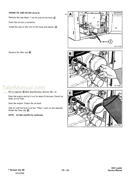 Bobcat B Service Manual Skid Steer Loader TakeManual Com