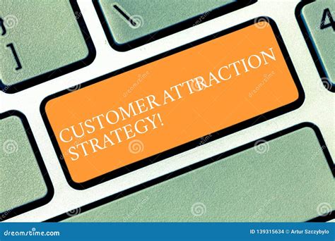 Writing Note Showing Customer Attraction Strategy Business Photo Showcasing Encourage Customers
