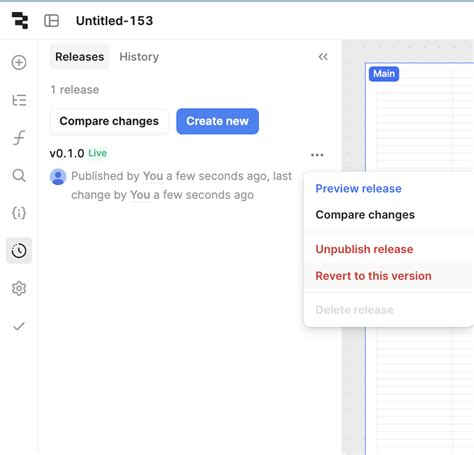 Issue When Trying To Restore From App History App Building