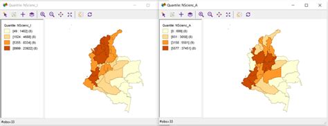 Four Quantile Analysis For The Area Of Natural Sciences Download Scientific Diagram