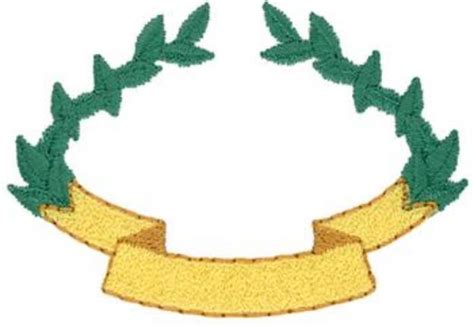 Crest Scroll Banner Machine Embroidery Design Embroidery Library At