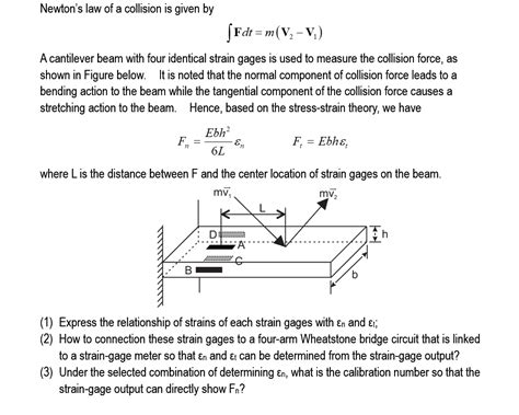 Newtons Law Of A Collision Is Given By ∫fdtmv2−v1