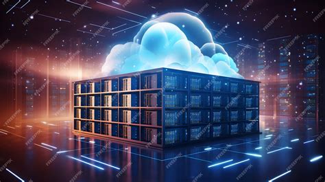 Cloud Computing Data Center Server Rack Digital Infrastructure