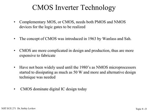 PPT Topic Complementary MOS CMOS Logic Design PowerPoint Presentation ID