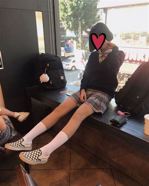 관련 이미지 패션 스타일 스타킹 교복
