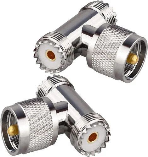 Rf Coaxial Way Uhf Splitter Uhf Male To Dual Uhf Female Adapter Uhf Female To To Male
