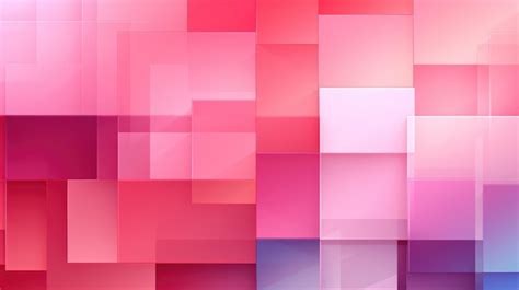 Premium Ai Image Modern Geometric Background Featuring Overlapping Pink Squares And Rectangles