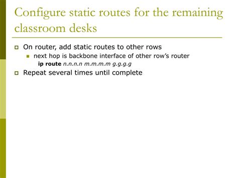 PPT Static Routing Exercise PowerPoint Presentation Free Download ID 1273862