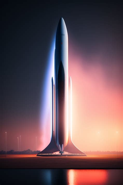 50mm Photograph Of Spacex Starship Arte De Ficção Científica Nave Do