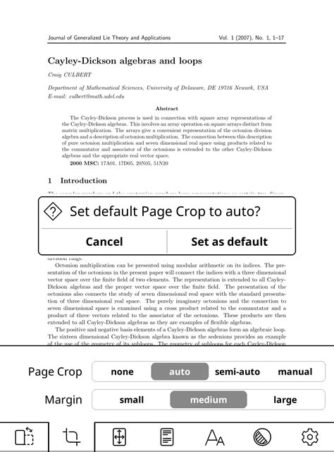Setting Page Crop Auto As Default Has No Effect · Issue 7963 · Koreaderkoreader · Github