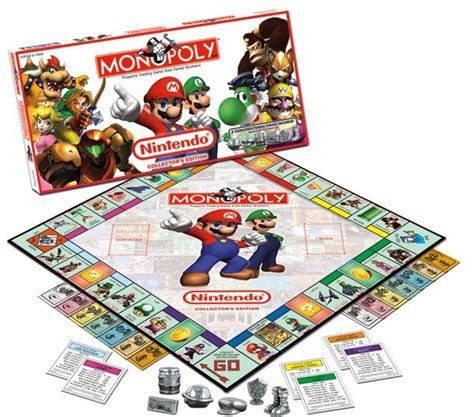 Super Mario Bros Nintendo Monopoly Monopoli Italy Monopoly Game