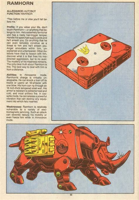 Transformers G1 Ramhorn