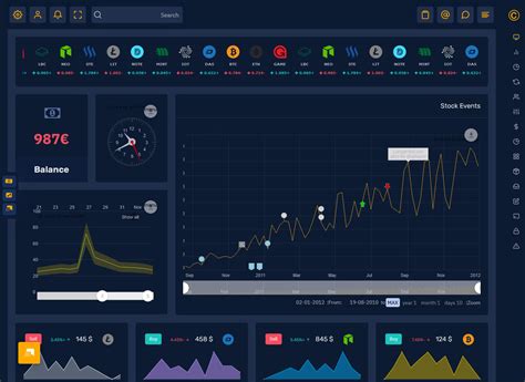 Amazing Dashboard Design Of Our Cryptocurrency Ui Framework Crypto