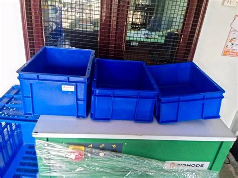 Blue Rectangular Supreme Scl Material Handling Crates At Rs 170piece In Ludhiana Blue Rectangular Supreme Scl Material Handling Crates At Rs 170piece In Ludhiana