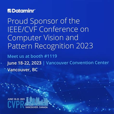 cvpr2023 on twitter rt dataminr join teamdataminr at the ieee cvf