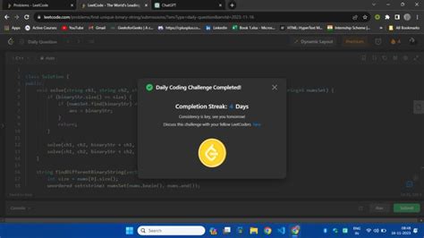 100daysofcodechallenge Leetcode Gfg Dsa Cplusplus Ayush Srivastav