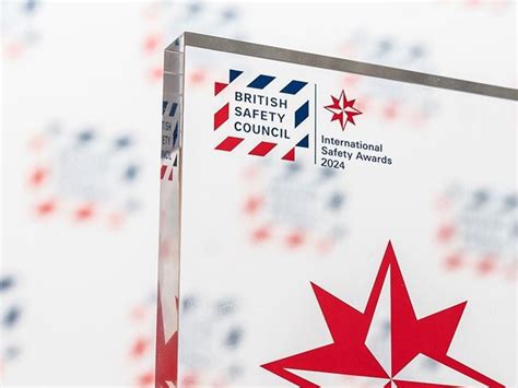 International Safety Award Winner Trophy British Safety Council