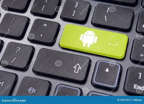 Android Operating System Logo On Keyboard Enter Key Editorial Photography Image Of Phone Logo