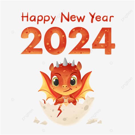 Año Nuevo 2024 Con Lindo Dragón Estilo Chino Png Dibujos Año Del Dragón Año Nuevo Lunar Año
